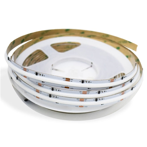 12v 10mm 576 LED RGB COB Strip Light IP20 5m Roll - FS — Light Market