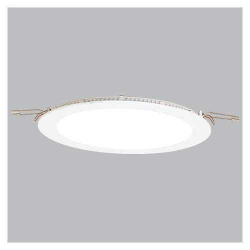 18W Recessed Panel Light Round 4000K - DL504 WH — Light Market