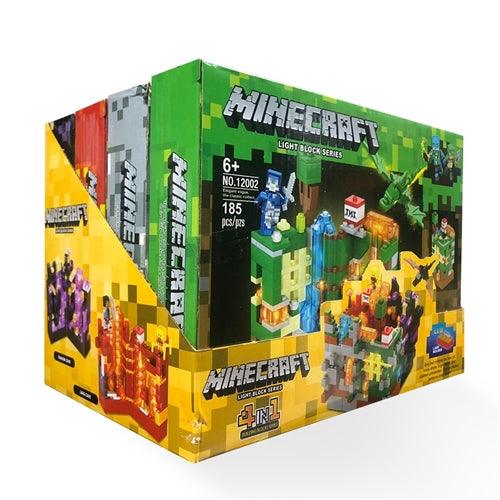 Minecraft 4 in 1 LED Light Block Series Building Blocks - 728 PCS ...