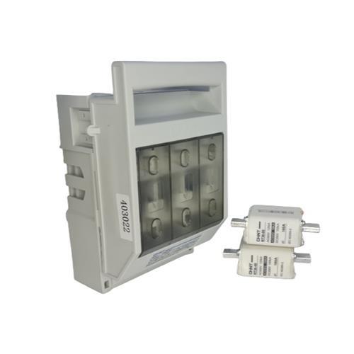 3 Pole Battery Disconnect Fuse Holder With 2x160A Fuses Chint — Light ...