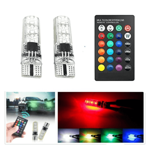T10 12v 5050 x 6 Led Rgb Park Light With Remote 2 Pack Ejc — Light Market